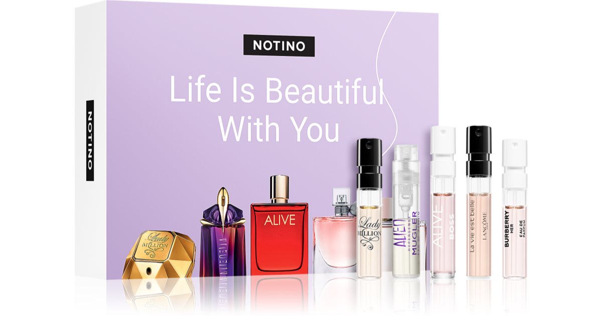 Beauty Discovery Box Notino Life Is Beautiful With You ensemble pour femme | notino.fr