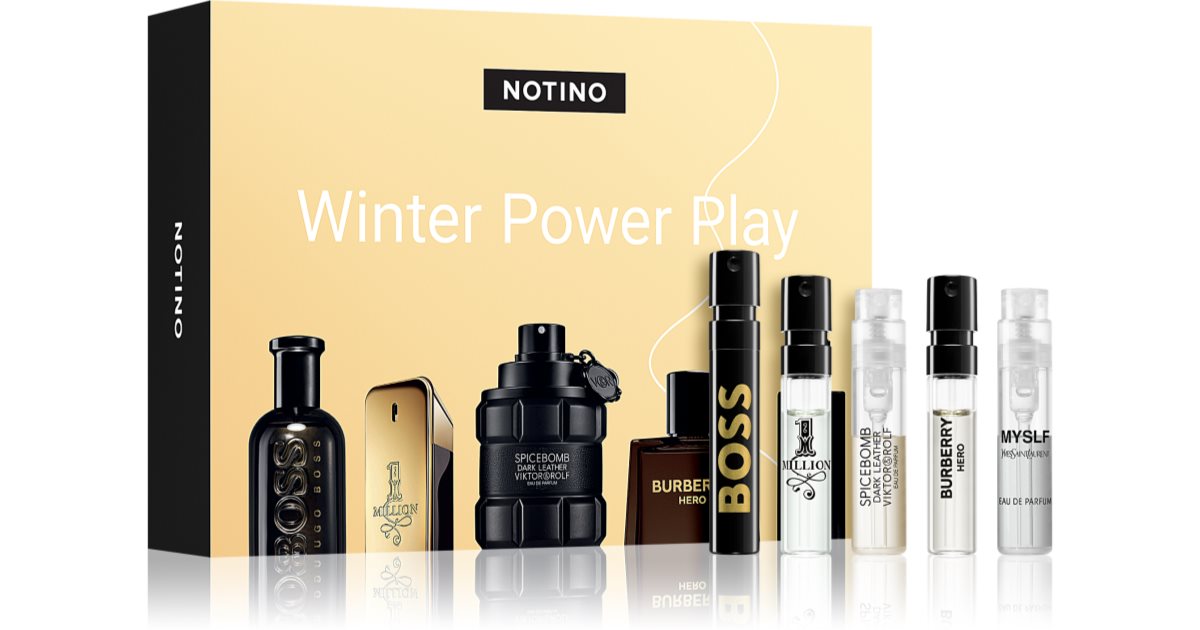 Beauty Discovery Box Notino Winter Power Play set for men | notino.ie