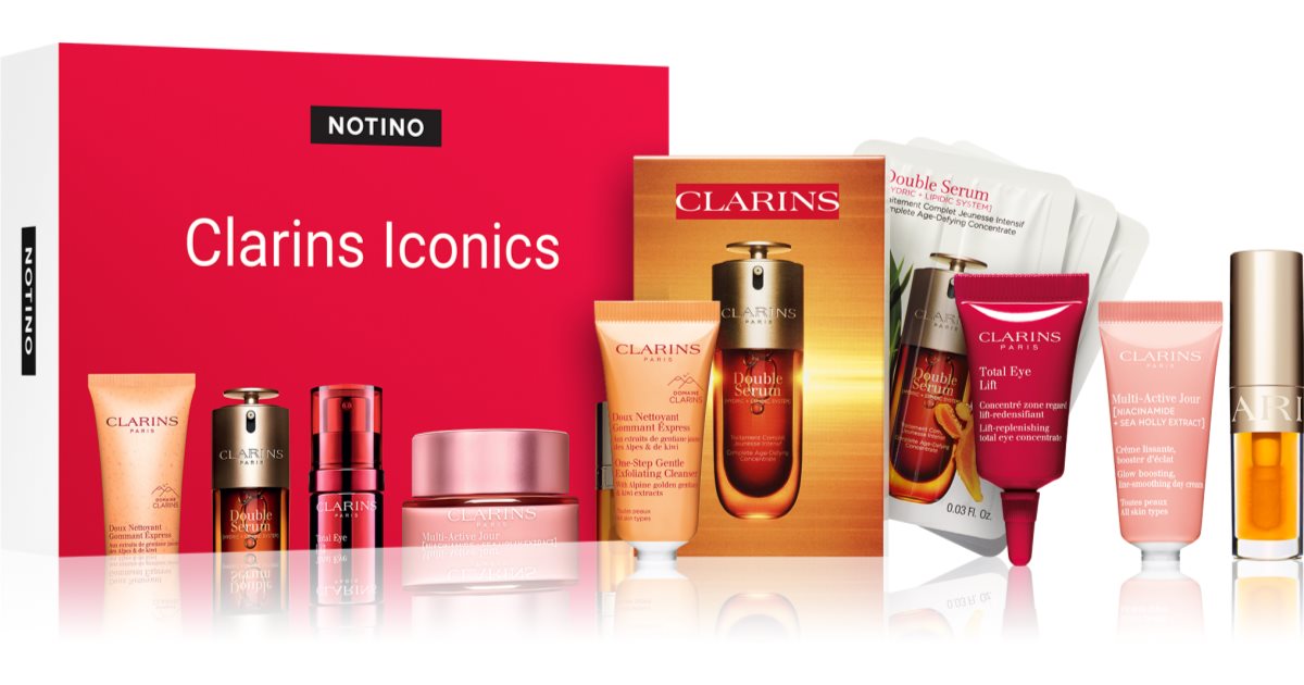 Beauty Discovery Box Notino Clarins Iconics ensemble pour femme | notino.fr