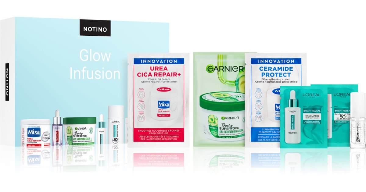 Beauty Discovery Box Notino Glow Infusion set for women | notino.ie