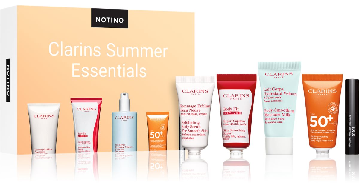 Beauty Discovery Box Notino Clarins Summer Essentials set for women | notino.ie
