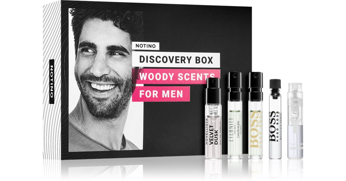 Beauty Discovery Box Notino Woody Scents for Men sada II. pro muže ...