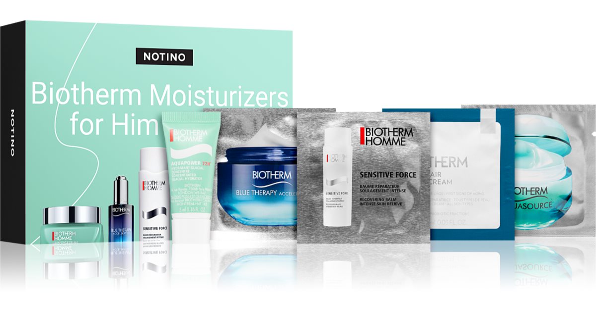 Beauty Discovery Box Notino Biotherm Moisturizers for HIM and HER set ...