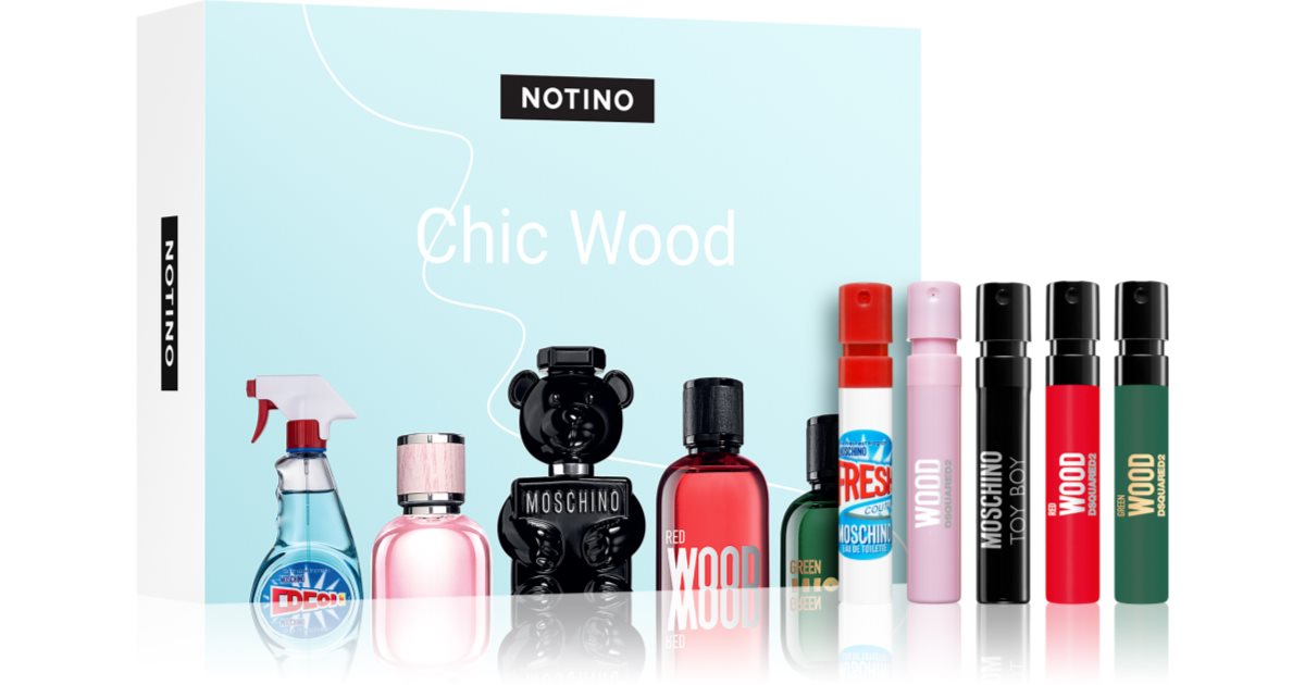 Beauty Discovery Box Notino Notino Chic Wood ensemble mixte | notino.fr