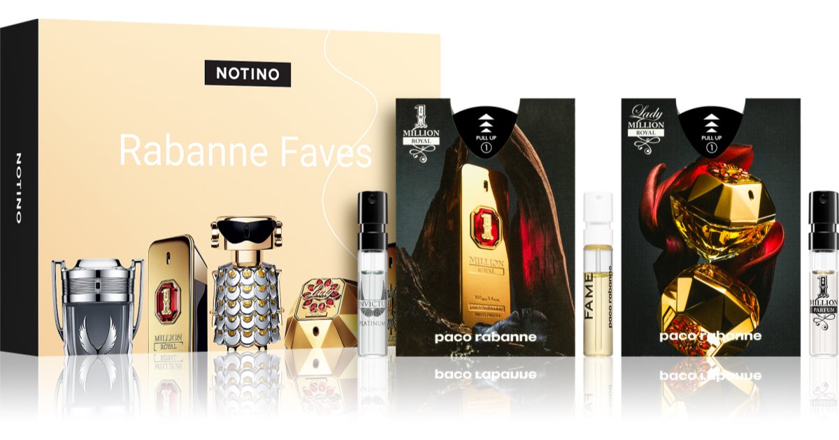 Beauty Discovery Box Notino Rabanne Faves setti unisex | notino.fi