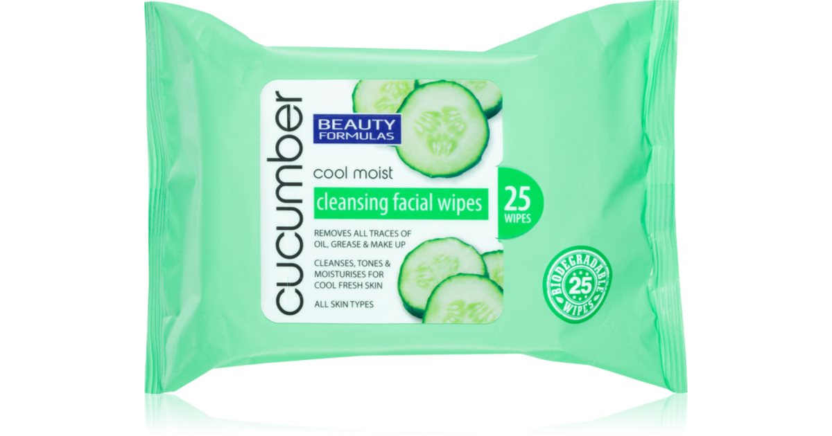 Beauty Formulas Cucumber Feuchttücher mit Gurkenextrakt | notino.at Beauty Formulas Cucumber Feuchttücher mit Gurkenextrakt | notino.at