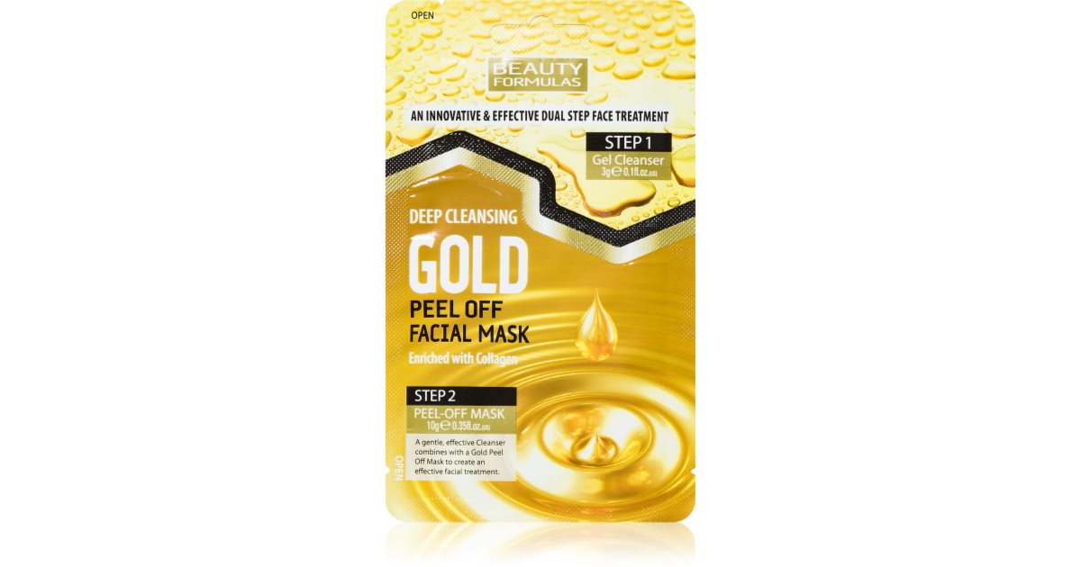 Beauty Formulas Gold Peeling und Maske 2 in 1 | Notino