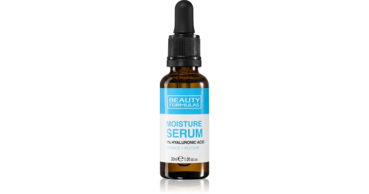 Beauty Formulas Moisture 1% Hyaluronic Acid Intensely Hydrating Serum ...