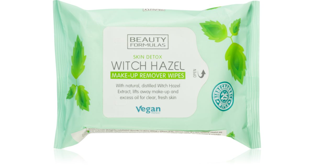 Beauty Formulas Witch Hazel Cleansing and Make-up Removing Wipes ...