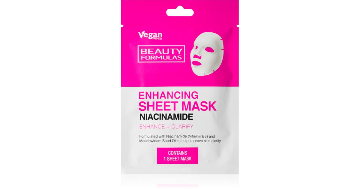 Beauty Formulas Niacinamide nourishing sheet mask | notino.co.uk