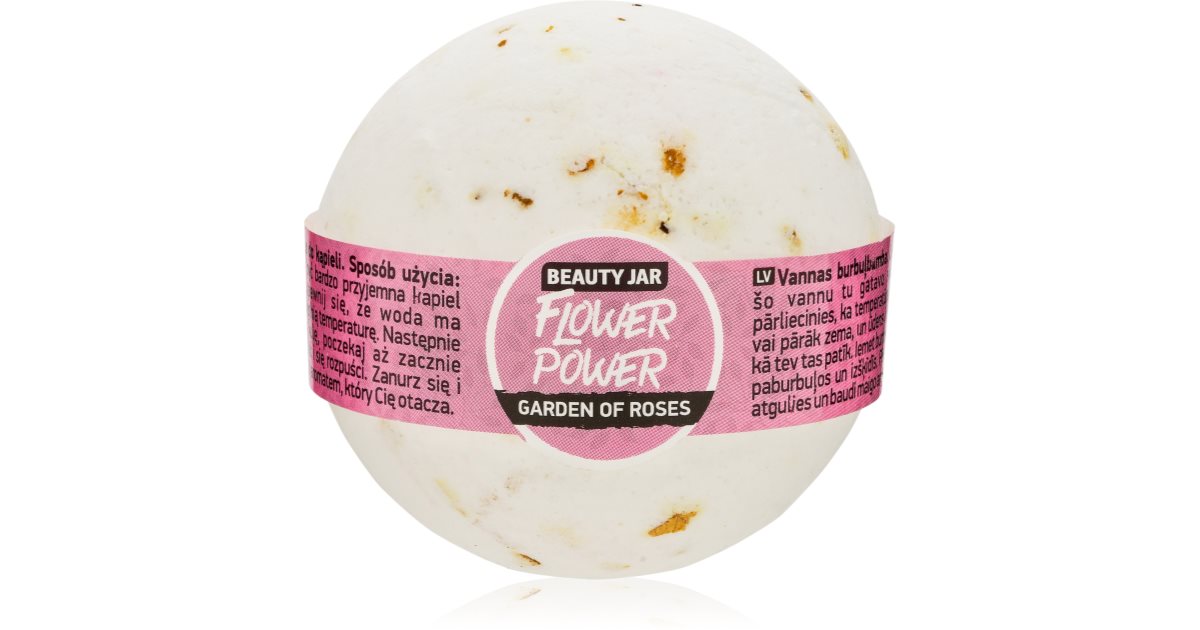 Beauty Jar Flower Power bomba de baño efervescente con olor a rosa ...