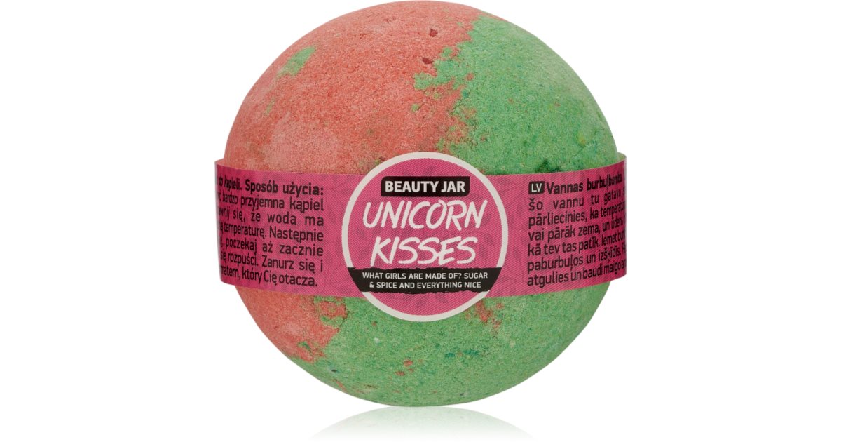 Beauty Jar Unicorn Kisses vonios burbulas braškių kvapo | notino.lt