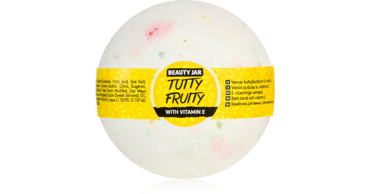 Beauty Jar Tutty Fruity bomba de baño con vitamina E | notino.es
