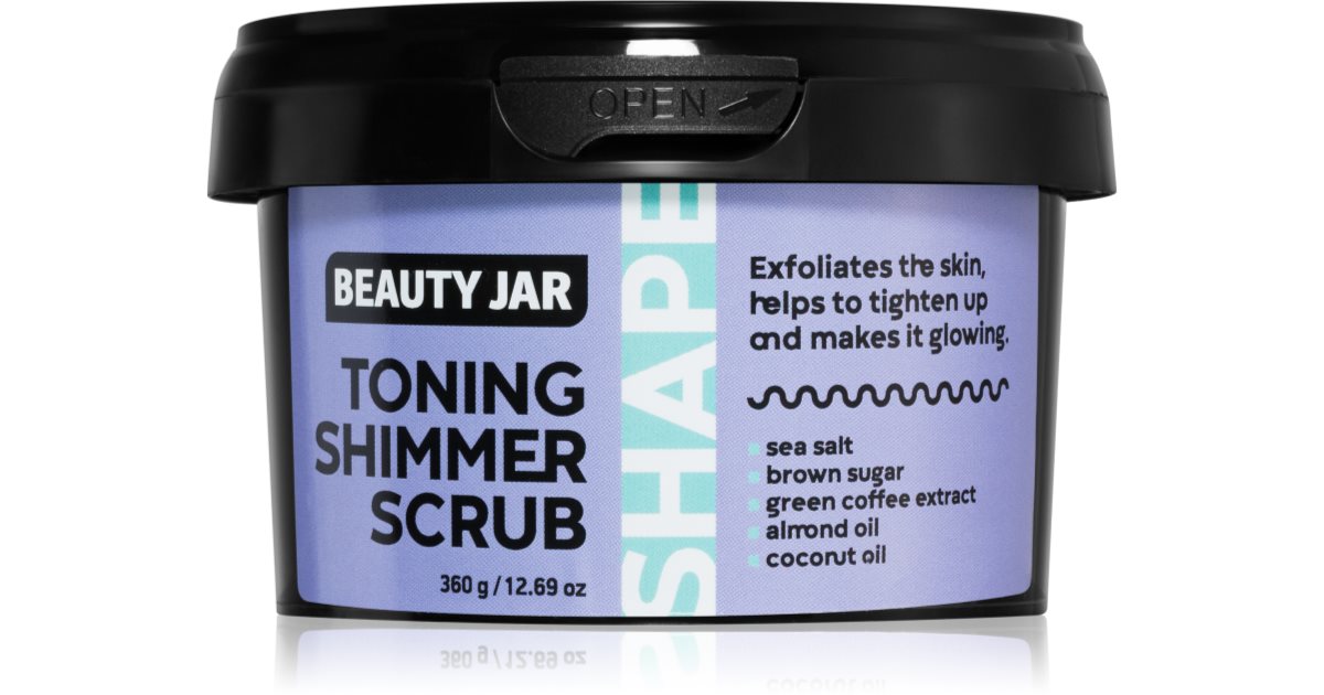 Beauty Jar Shape Firming Body Scrub with sea salt | notino.ie