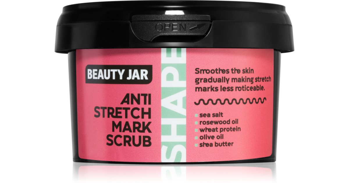 Beauty Jar Shape body scrub with salt to treat stretch marks | notino.co.uk