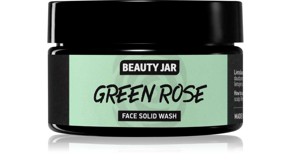 Beauty Jar Green Rose Cleaning Soap for Face with an exfoliating effect ...