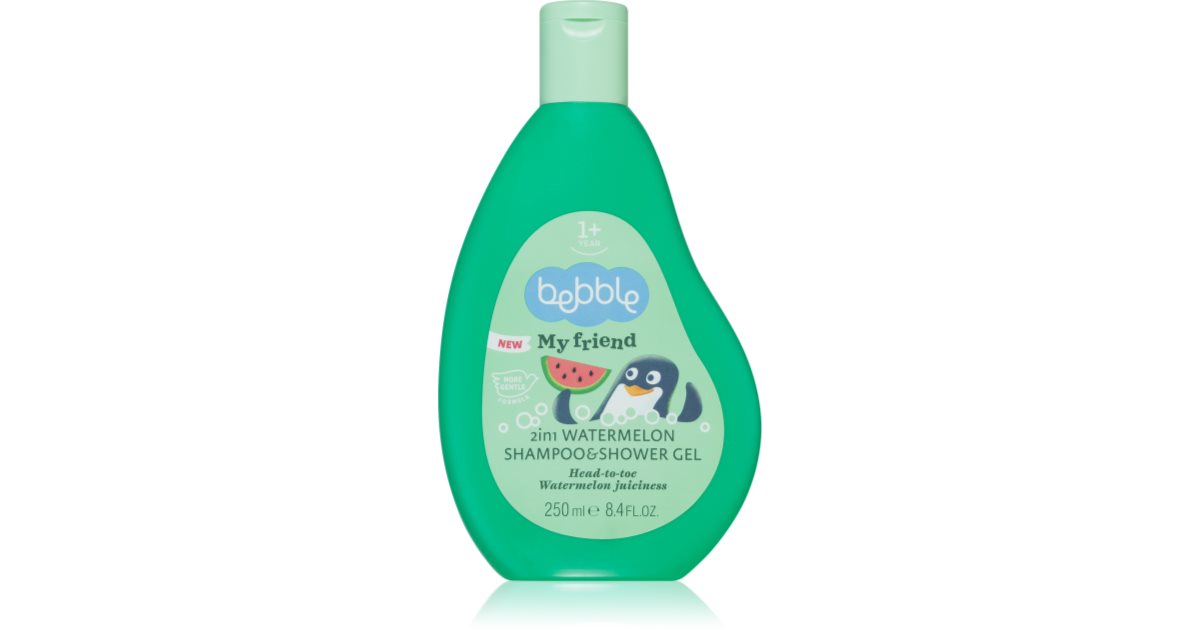 Bebble Strawberry Shampoo & Shower Gel Watermelon Shampoo & Duschgel 2 ...