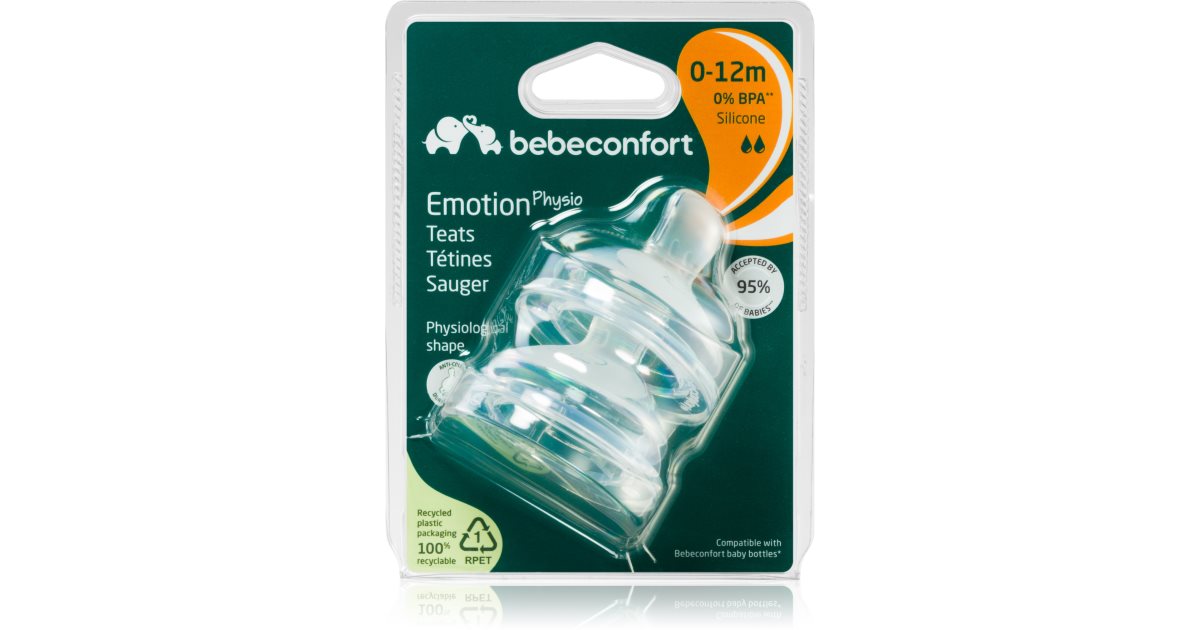 Bebeconfort Emotion Physio Medium Flow pudeles knupis | notino.lv