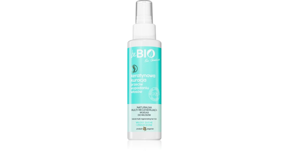 beBIO Ewa Chodakowska Keratin Treatment Herstellende Mist voor Droog en Overgevoelig Haar ...