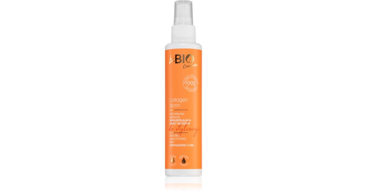 beBIO Natural Hair Styling Stylingspray För vågigt och lockigt hår ...