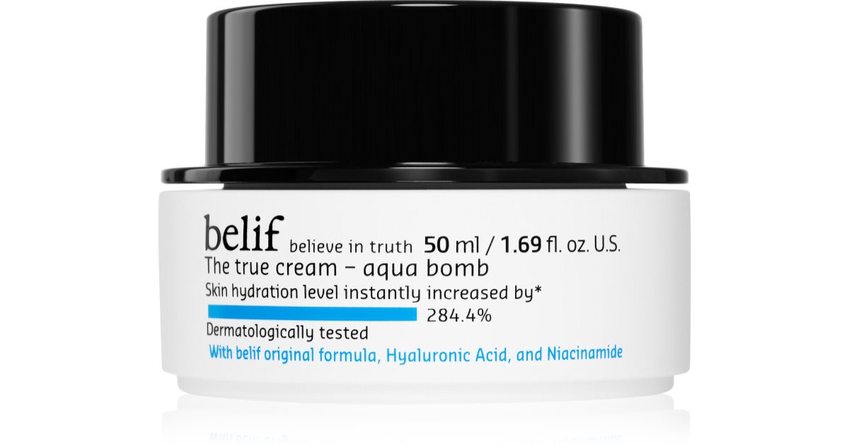 belif The True Cream Aqua Bomb creme de hidratação profunda com ...
