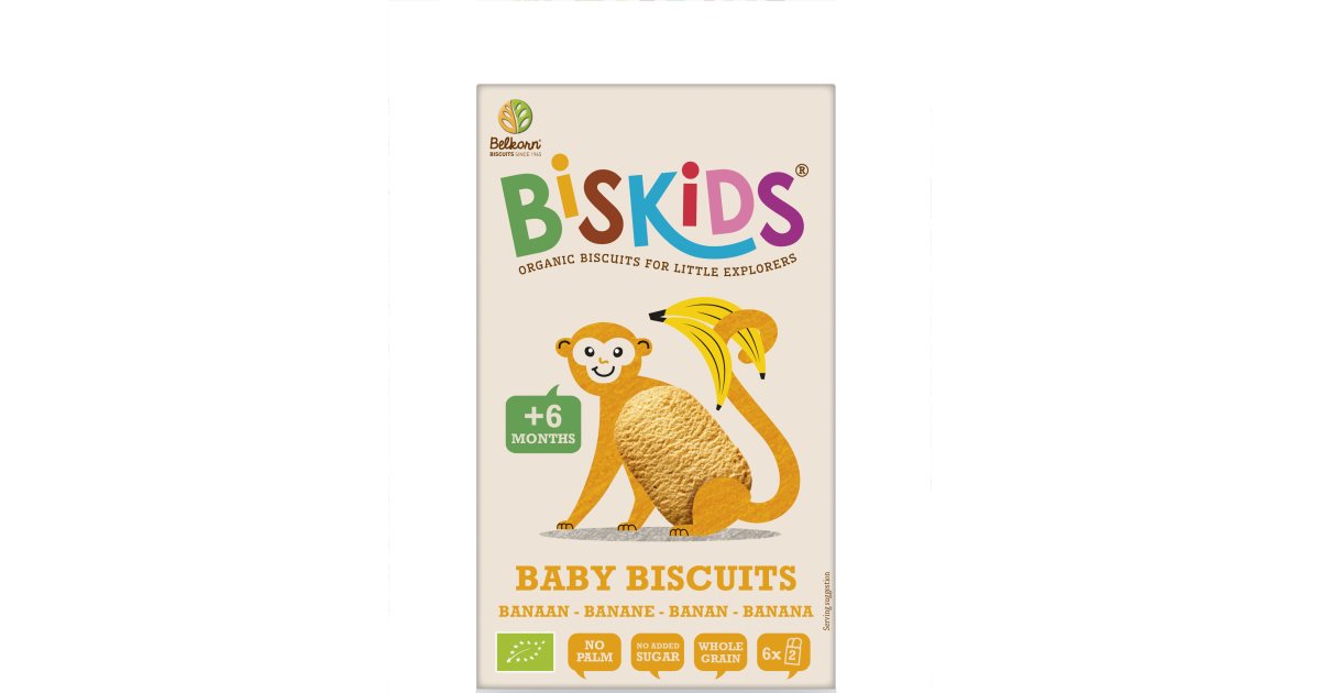 Belkorn Biskids Baby Biscuits sušenky s banánem | notino.cz