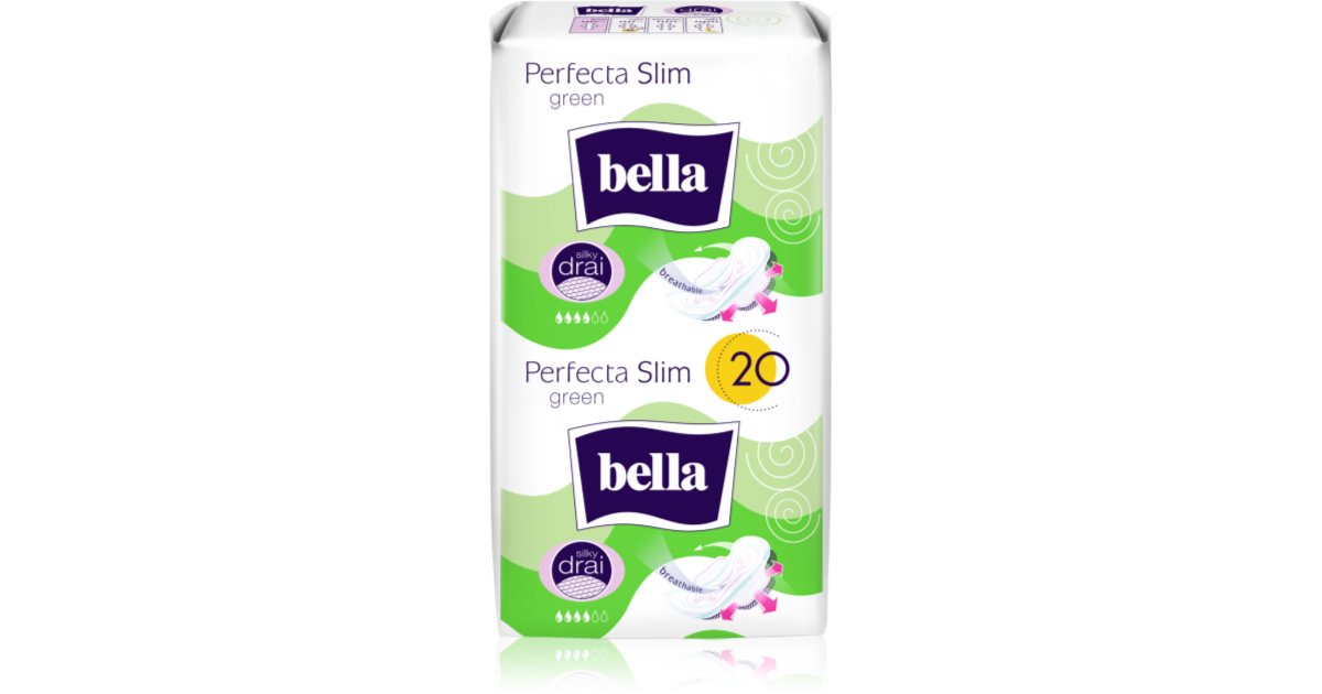 BELLA Perfecta Slim Green higiēniskās paketes | notino.lv