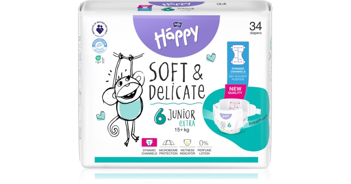BELLA Baby Happy Soft&Delicate scutece de unică folosință | Notino.ro