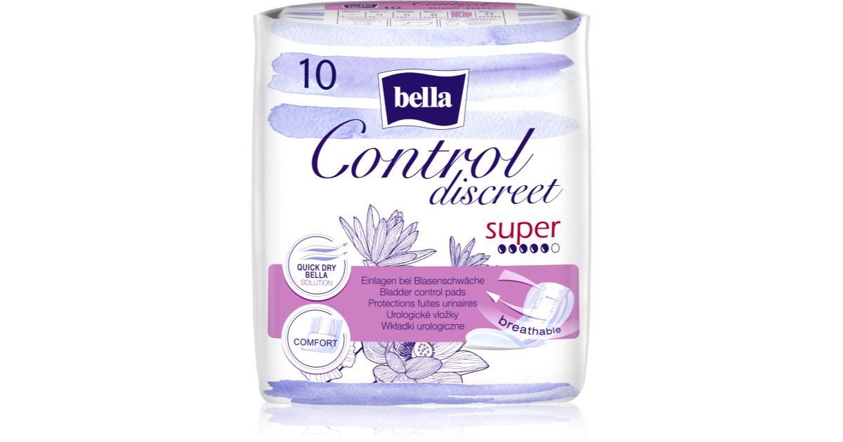 BELLA Control Discreet Super Inkontinenzeinlagen