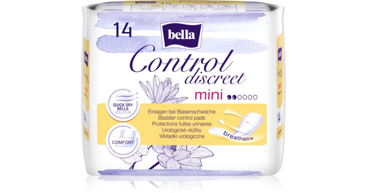 BELLA Control Discreet Mini incontinence pads | notino.co.uk