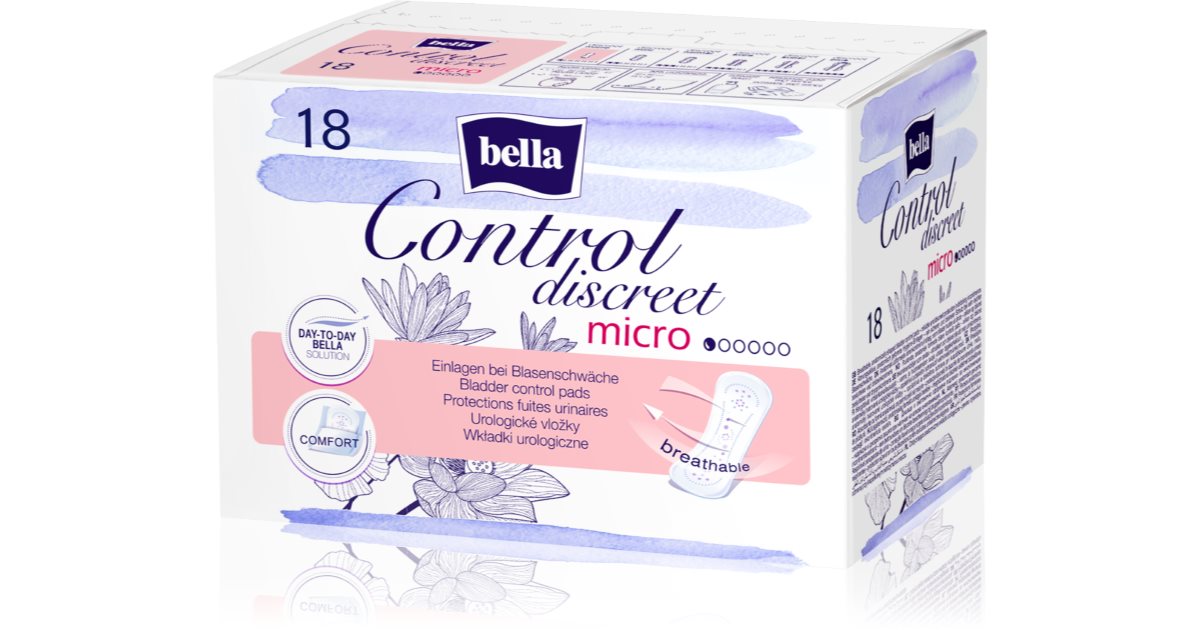 BELLA Control Discreet Micro incontinence pads | notino.co.uk