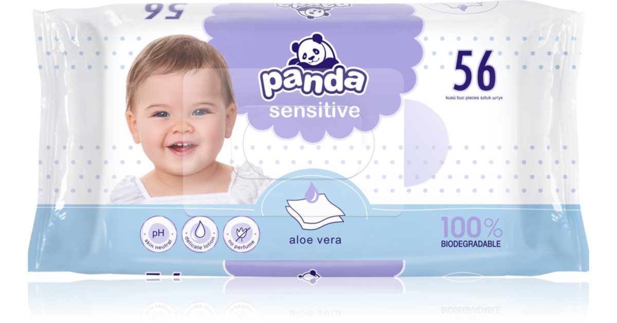 Bella Baby Happy Panda Sensitive Baby Wipes | notino.ie