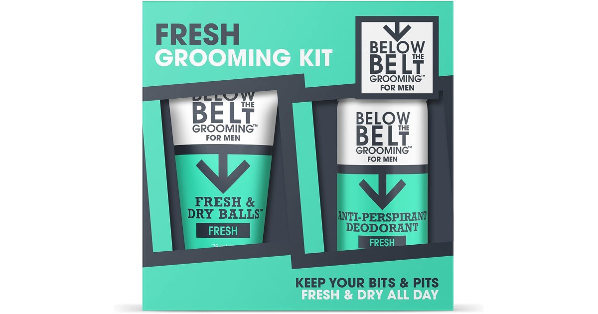 Below the Belt Grooming Fresh Grooming Kit Gift Set for intimate areas ...