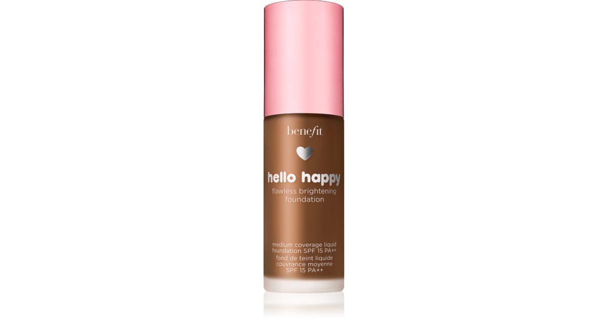 Benefit Hello Happy Flawless Brightening Foundation rozjasňující tekutý ...
