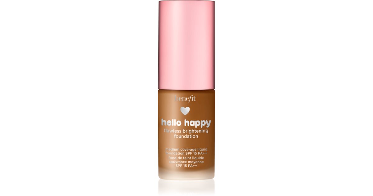 Benefit Hello Happy Flawless Brightening Foundation Mini Illuminerande ...