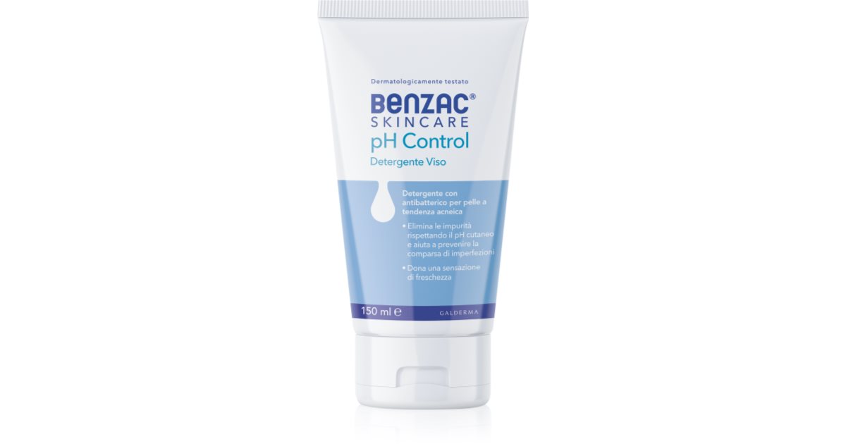 Benzac pH Control Antibacterial Face Wash gel nettoyant pour peaux à ...