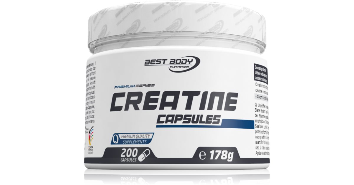 Best Body Nutrition Creatin Capsules Kapseln zur Unterstützung der ...