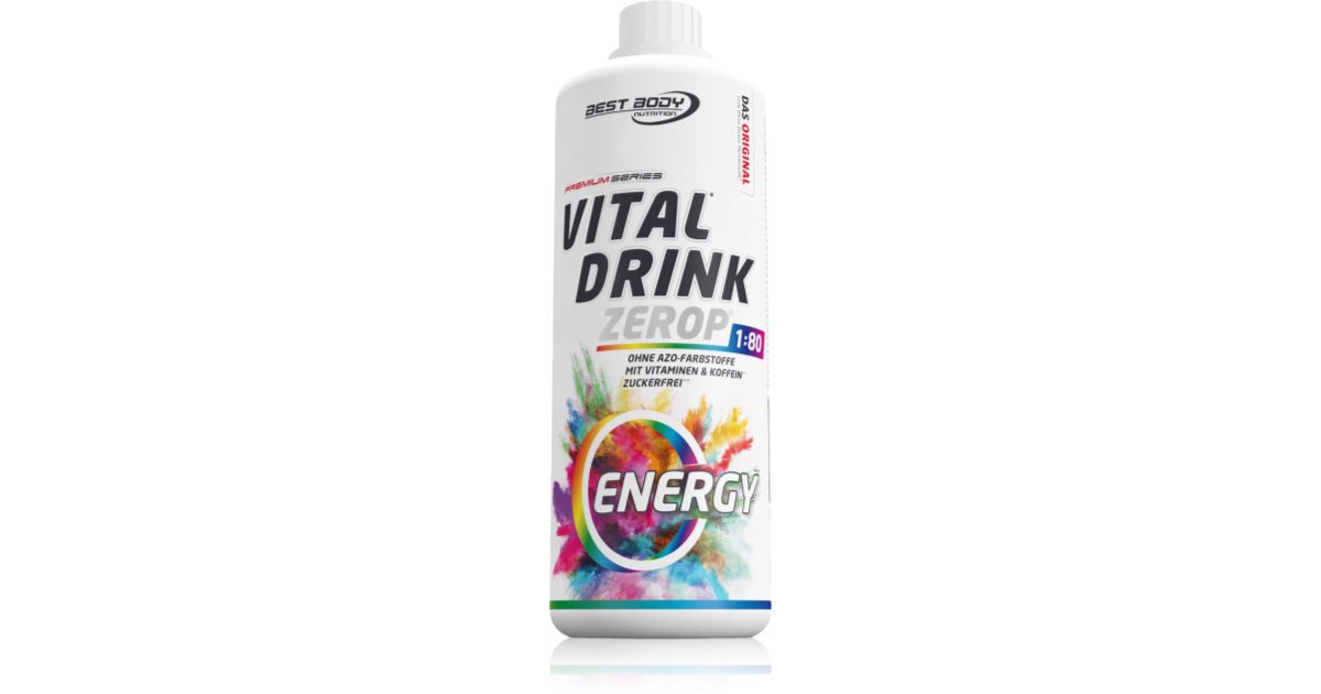 Best Body Nutrition Vital Drink Zerop sirop sans sucres | notino.fr