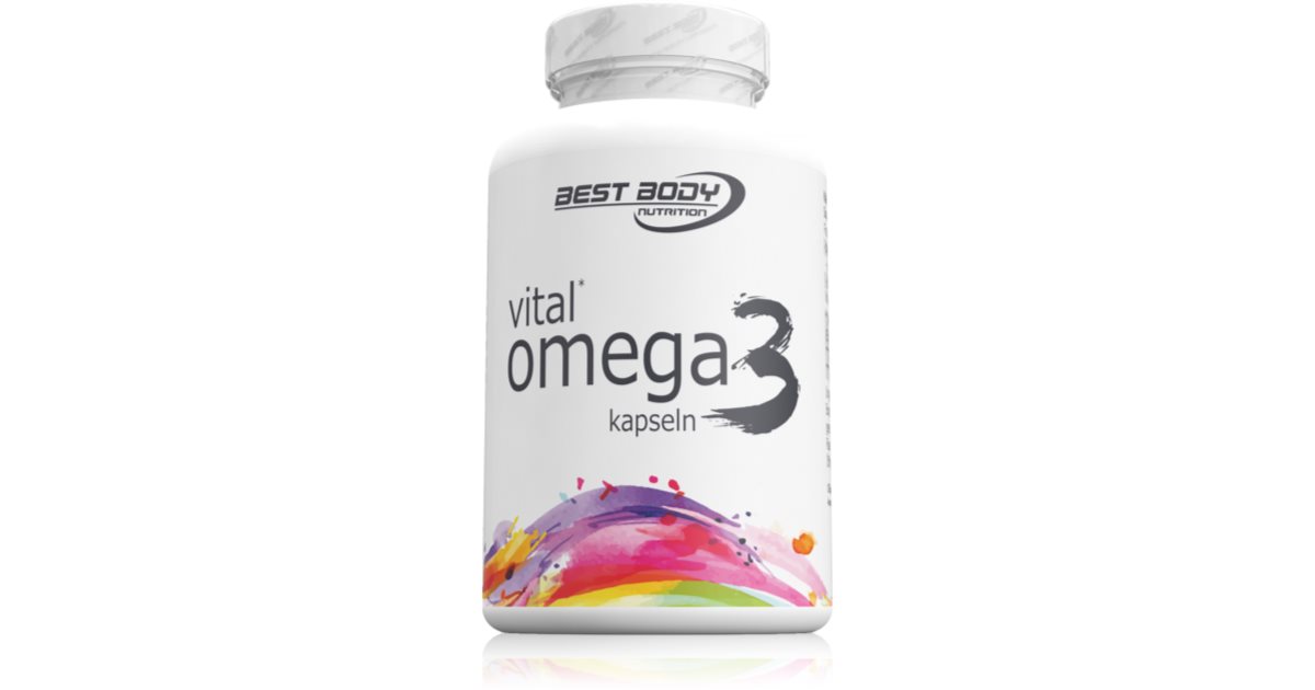 Best Body Nutrition Vital Omega 3 Kapseln mit essenziellen Fettsäuren ...
