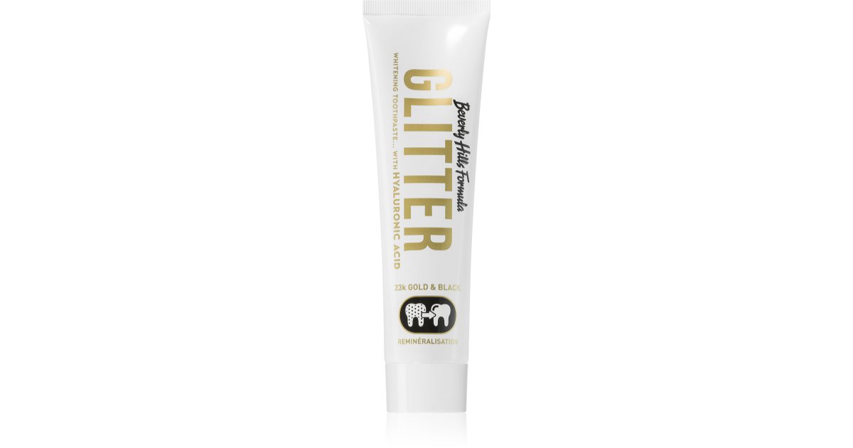 Beverly Hills Formula Glitter Gold&Black Whitening Toothpaste vegan ...