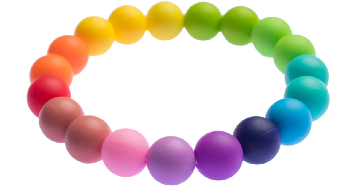 Biberschatz Bite bracelet Regenbogen chewing beads | notino.co.uk