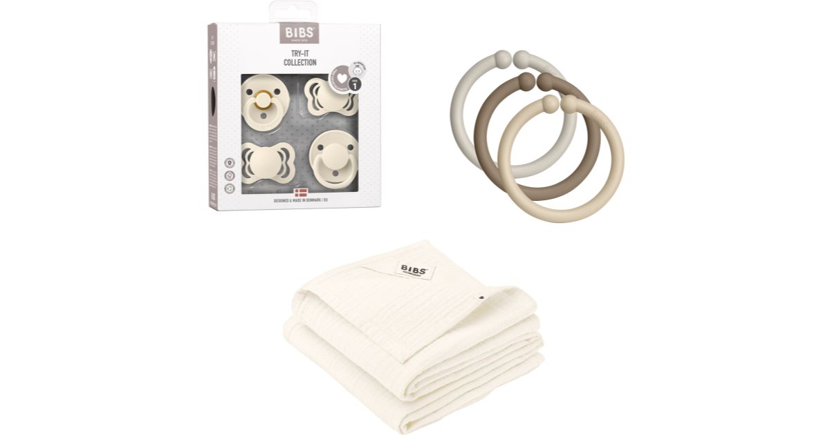 BIBS Baby Gift Set Big coffret cadeau pour les bébés Ivory | notino.be