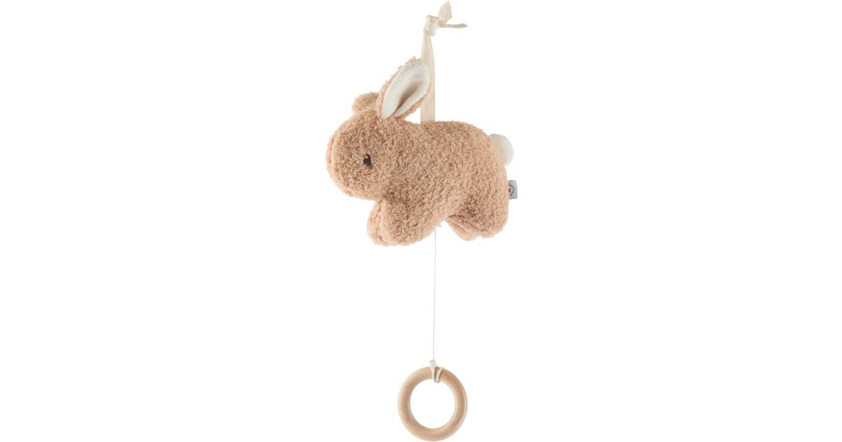 Bieco Musical Toy Bunny Fine kontrastierendes Hängespielzeug mit ...