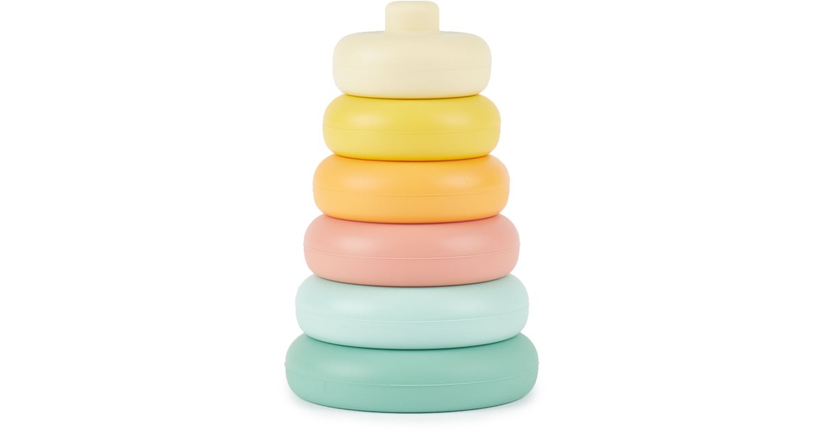 Bieco Silicone Stacking Tower Tropical Vibes stacking rings | notino.ie