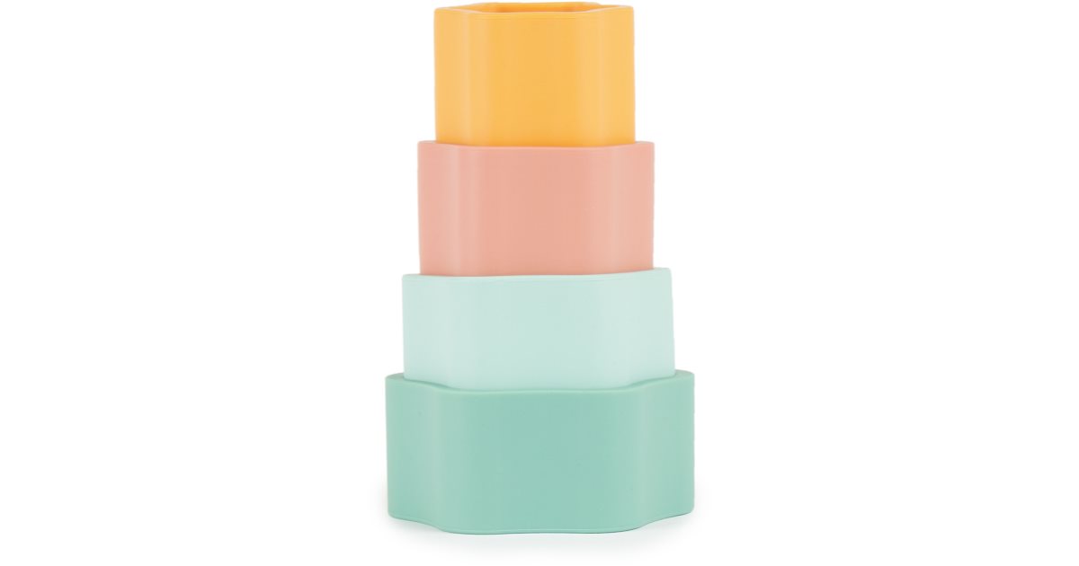 Bieco Silicone Stacking Tower Flower Activity Spielzeug ️ notino.de