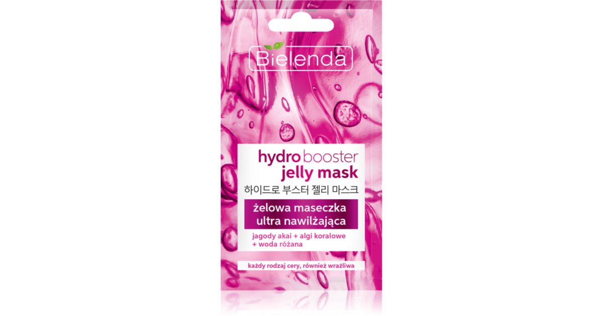 Bielenda Jelly Mask Hydro Booster Ultra Hydrating Gel Mask for Face ...