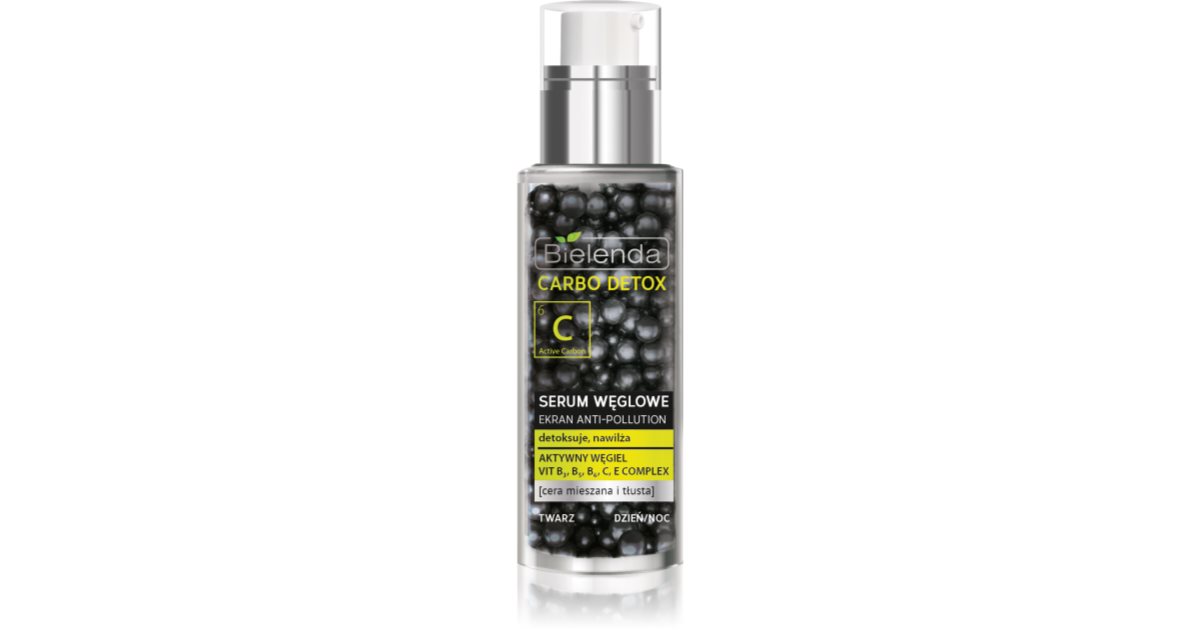 Bielenda Carbo Detox Active Carbon Detoxifying Face Serum with ...