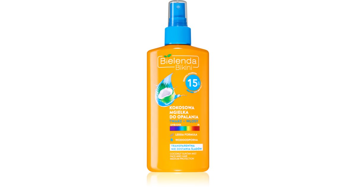 Bielenda Bikini brume solaire transparente SPF 15 | notino.be