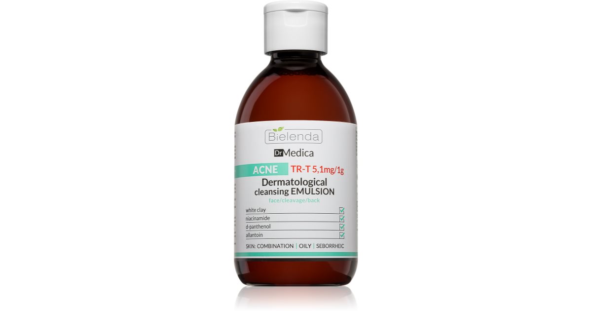 Bielenda Dr Medica Acne dermatological cleansing emulsion for oily acne ...