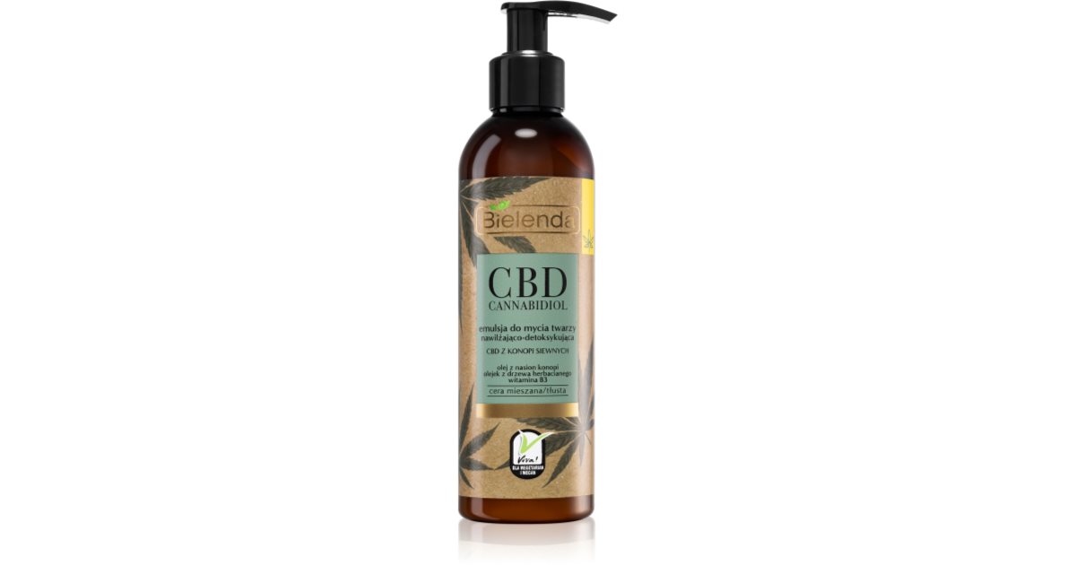 Bielenda CBD Cannabidiol émulsion purifiante au chanvre pour peaux ...